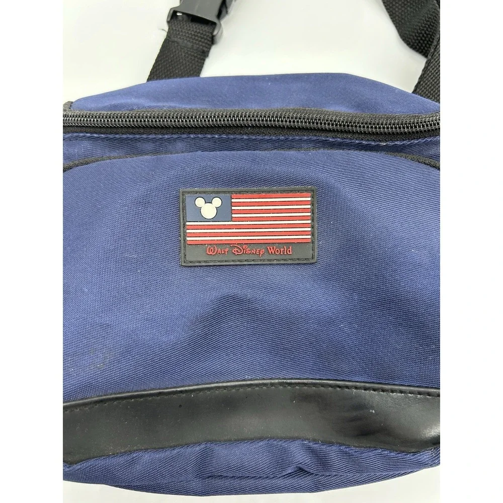 Disney | Bags | Walt Disney World Vintage Fanny Pack Blue Mickey Ear ...